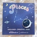 Pisces Zodiac Enamel Pin | Constellation Star Sign | Moon Star Pin ...