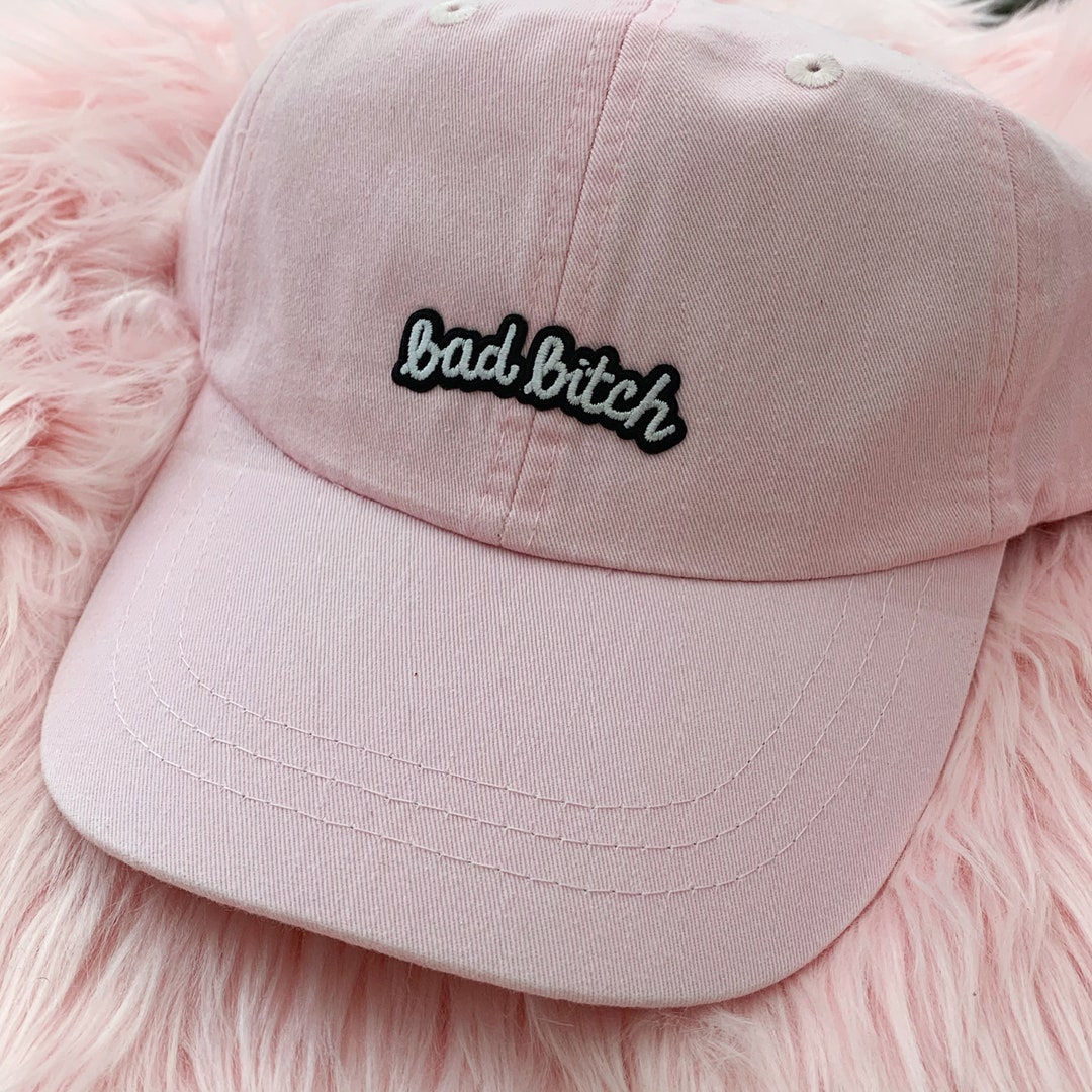 Bad Bitch Embroidered Baseball Hat - Your Choice of Cap Color With ...