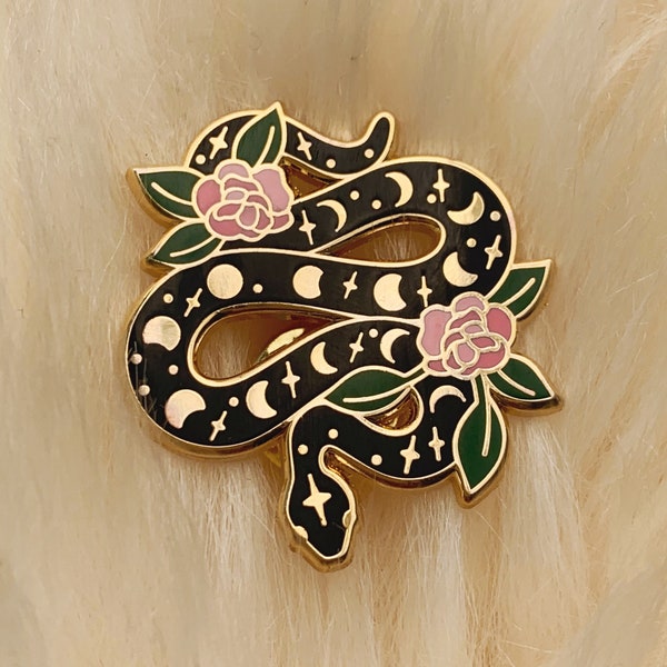 Snake Pin - Etsy