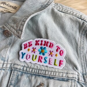 Positivity Patch - Embroidered Patches - Cute Patches! Do What Makes ...
