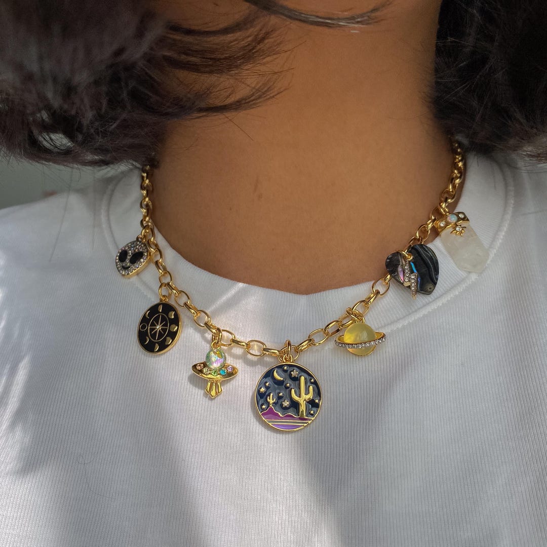 Build Your Own Custom Charm Necklace - Personalized Gift for Her - Cute ...