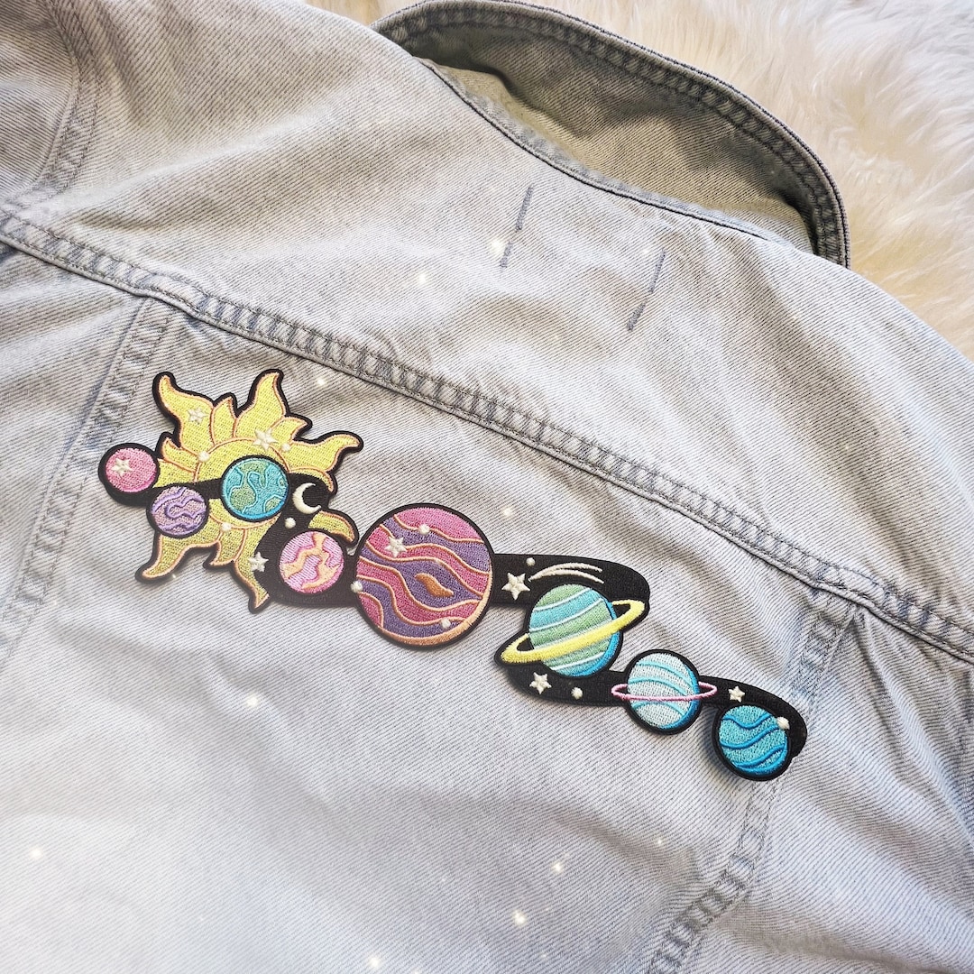 Galaxy XL Back Patch - Space Patches - Iron on Embroidered Patches for ...