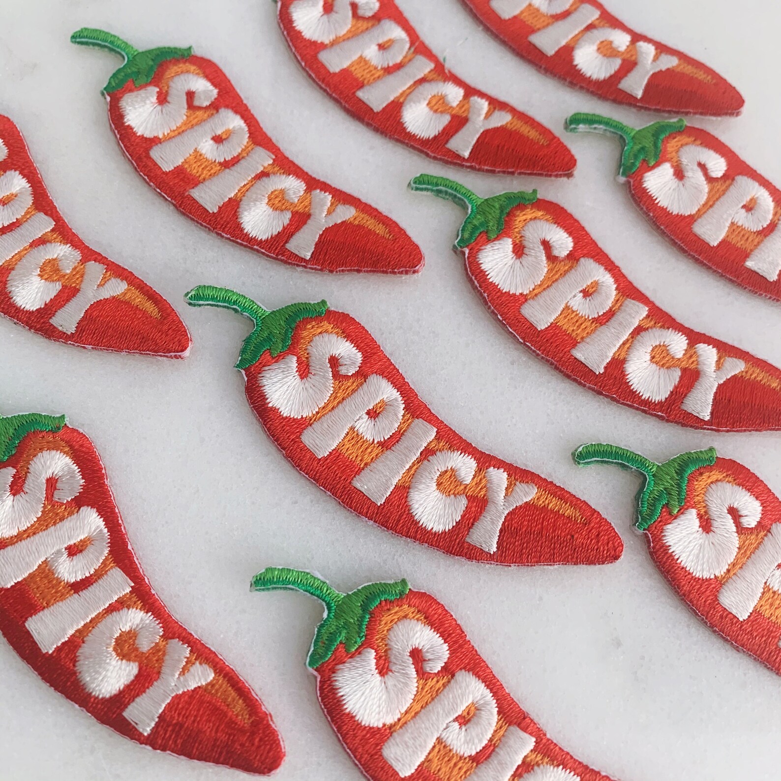 Spicy Pepper Patch - Embroidered Patches for Jackets - Wildflower + Co ...