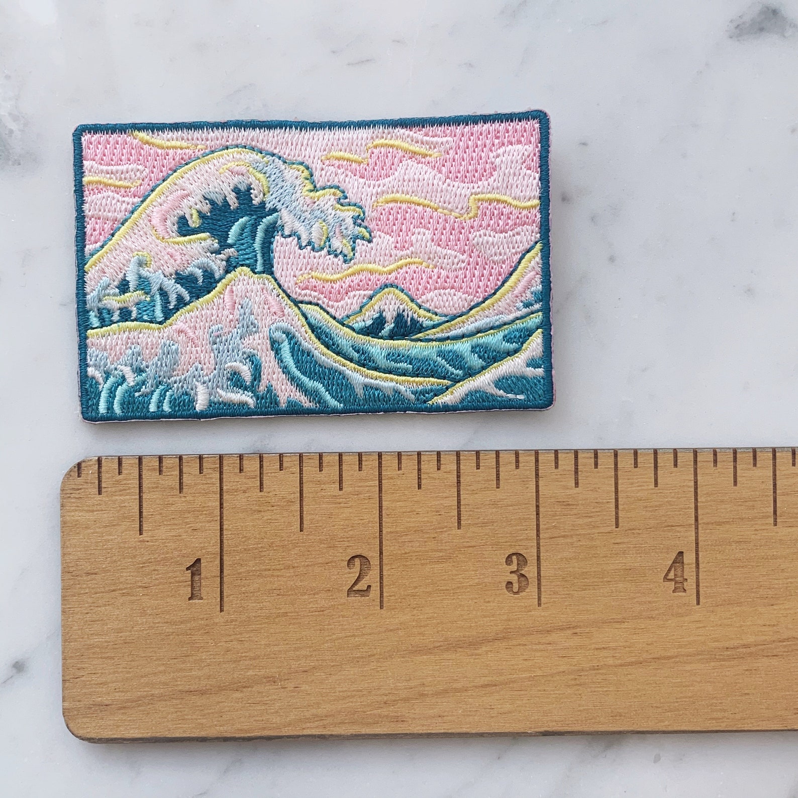Wave Patch Ocean Iron on Patch Sea Beach Surf Make Waves Great Wave ...