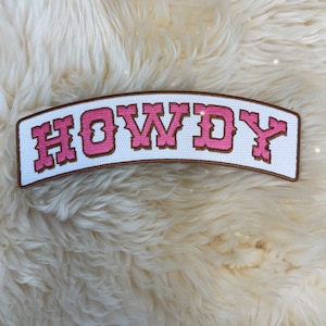 Pink Cowgirl Boots XL Back Patch - Howdy - Patches for Jackets - Disco Cowgirl Bachelorette ...