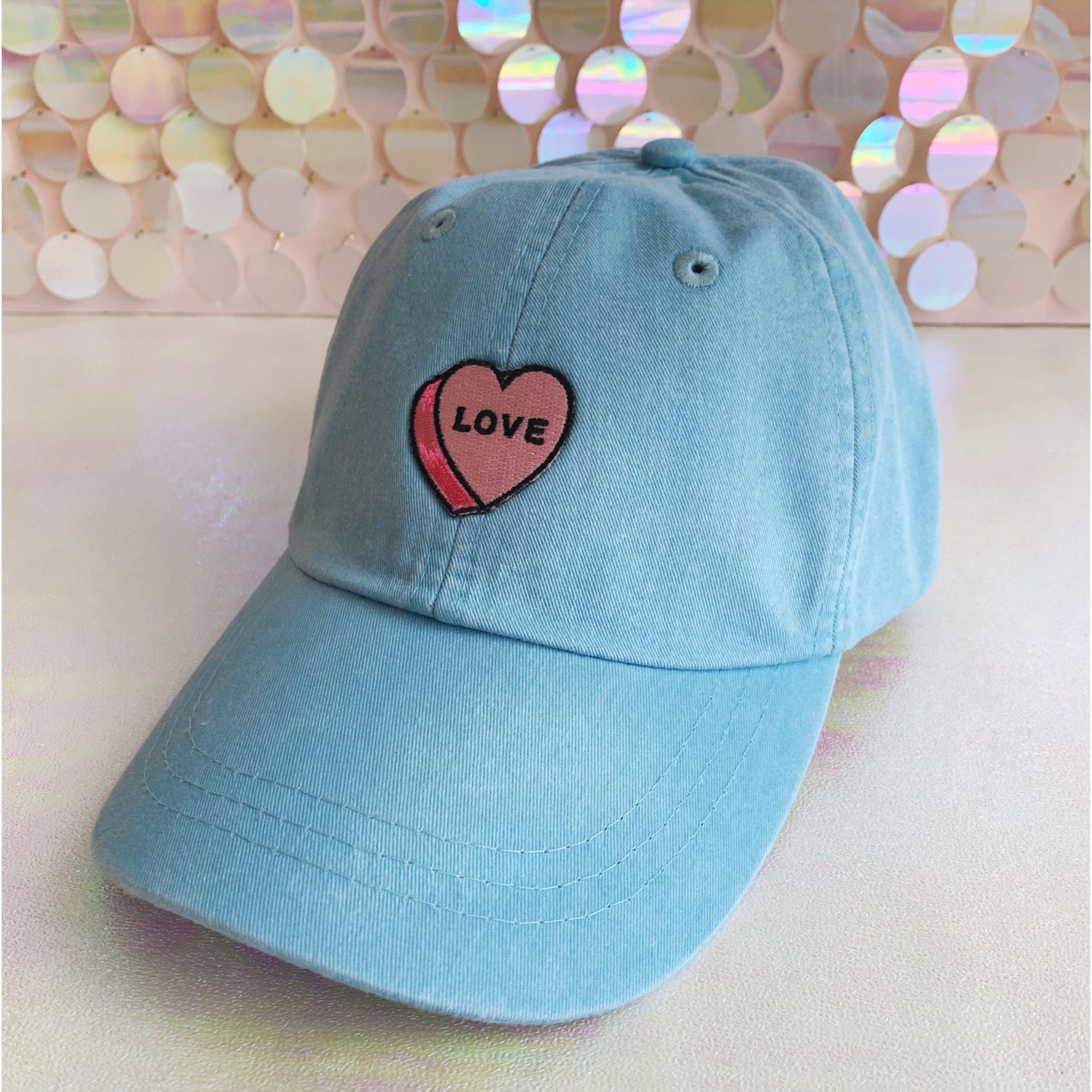 Baseball Hat - Conversation Hearts - as If Love Bad Bitch - Bye - Nah ...