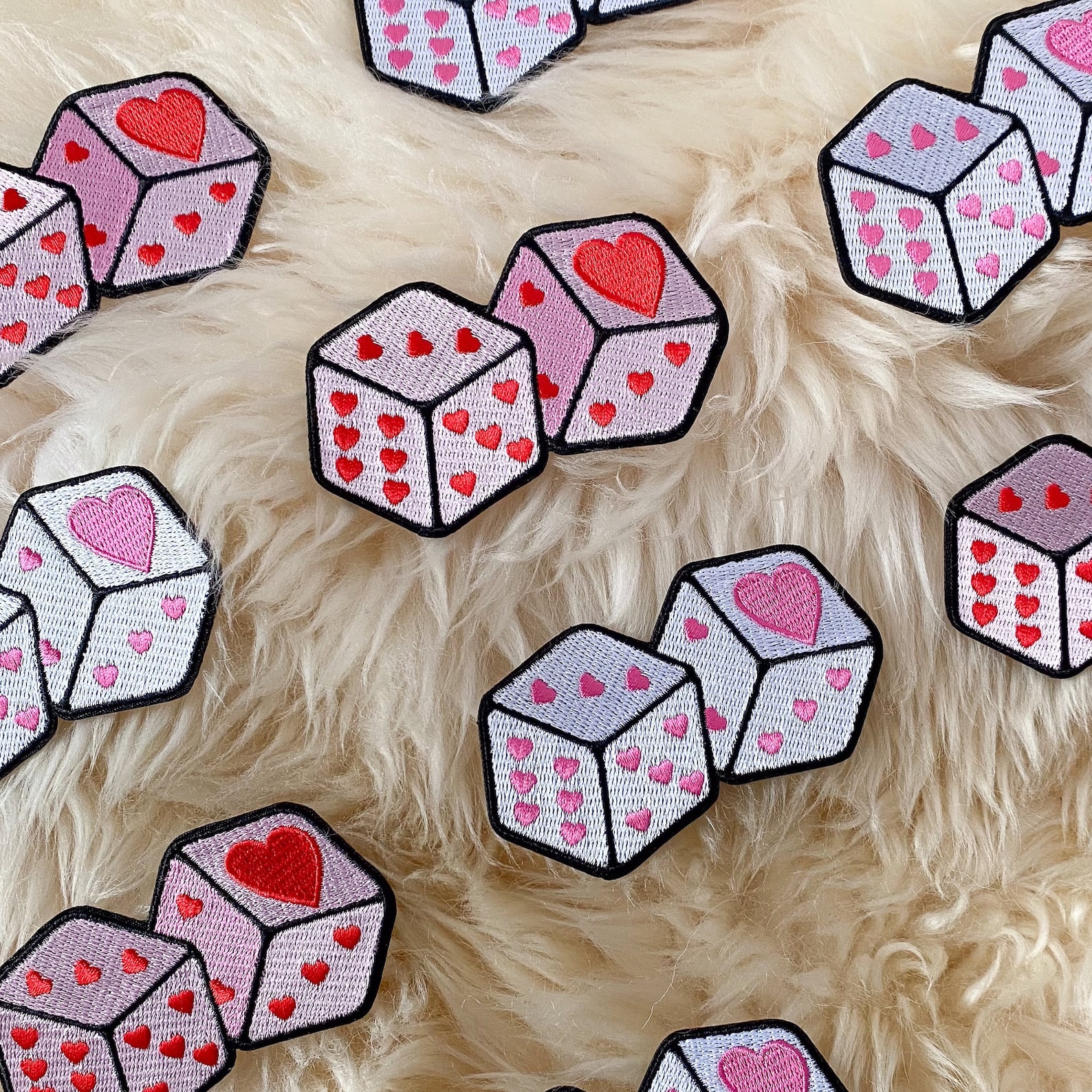 Dice Patch - Iron on Patch - Embroidered Patches for Jackets ...