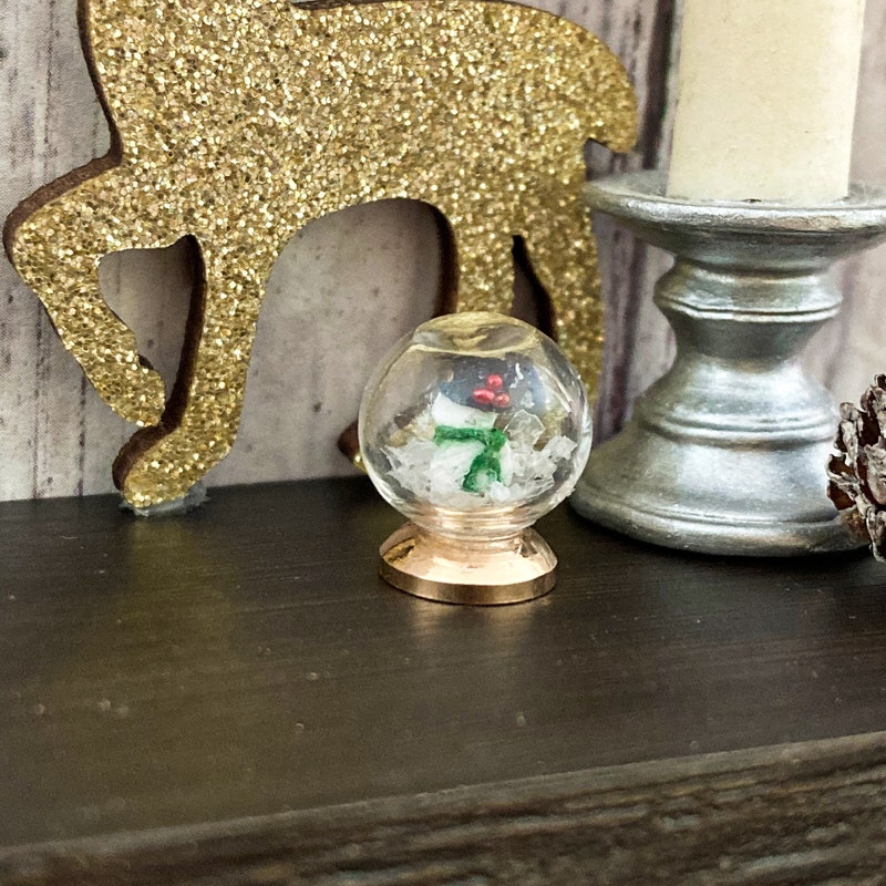Miniature Snow Globe 1 12 - Etsy