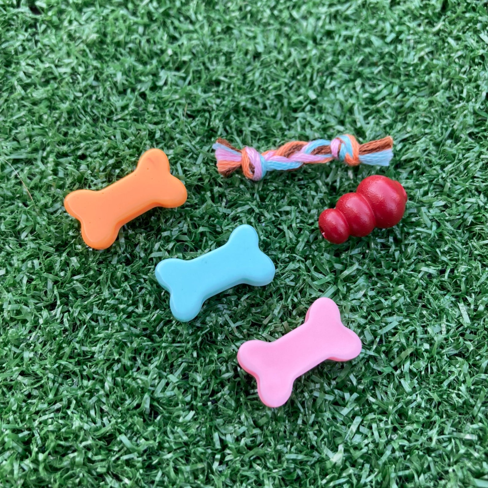 Dollhouse Miniature Dog Bone W/ Rope Chew Toy Puppy 1" Scale 1:12 *MORE ...