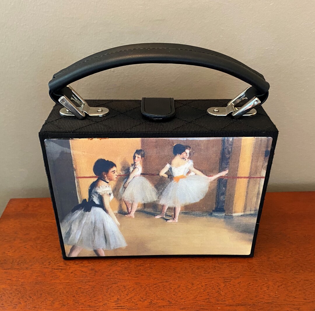 Vintage Black Ballet Box Bag Ballet Themed Bag Lunch Box - Etsy