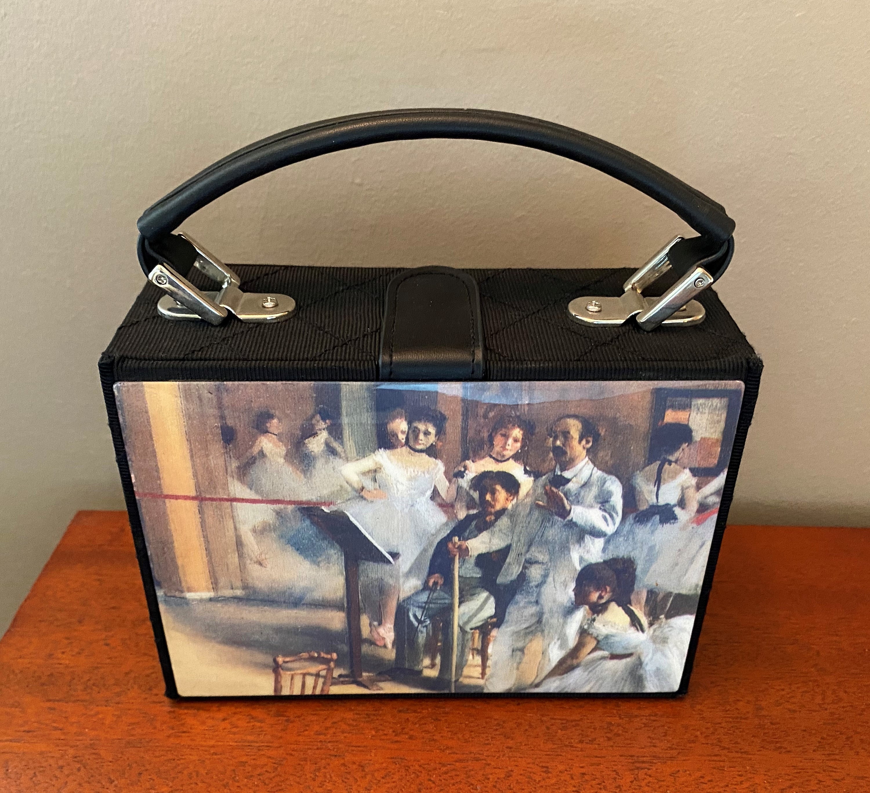 Vintage Black Ballet Box Bag Ballet Themed Bag Lunch Box - Etsy