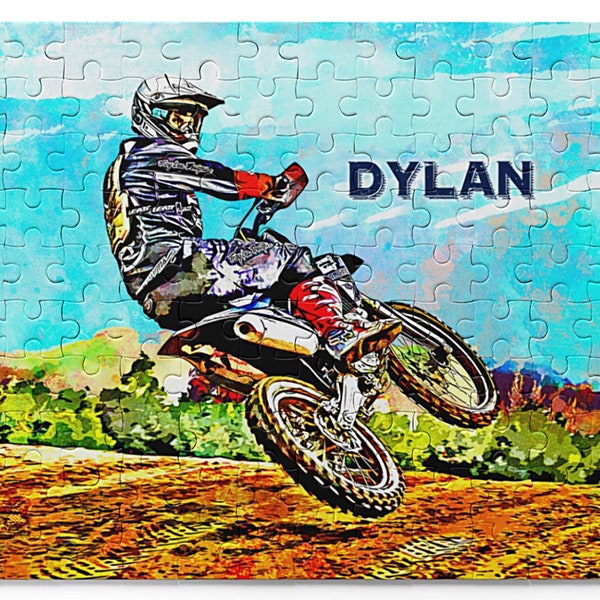 Motorcycle Puzzle - Etsy