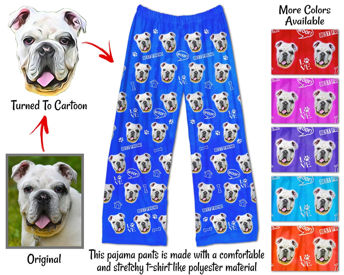 Your Photo on Pajama Pants. Custom and Personalized Gift for - Etsy