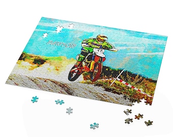 Dirt Bike Puzzle - Etsy