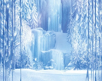 Frozen Backdrop - Etsy