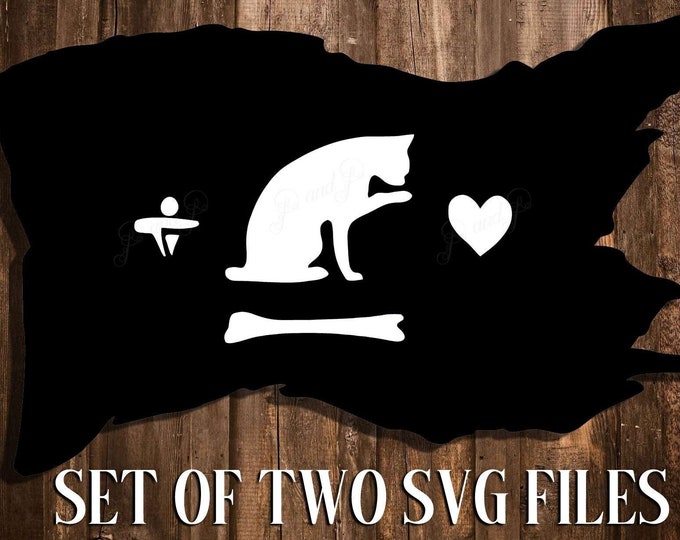Our Flag Means Death - Frenchie's Cat Flag - Two Pack SVG - Etsy