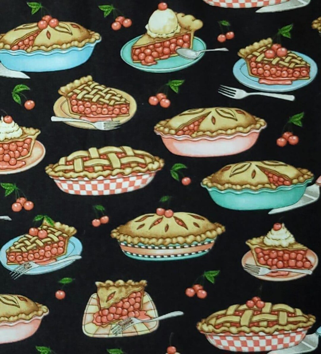 Cherry Pie Bakery Sweets Dan Morris Quilting Treasures Cotton Quilt ...