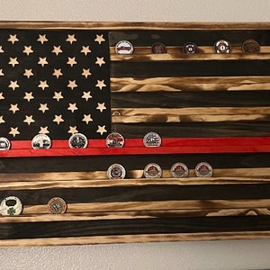 Challenge Coin Display Flag - Etsy