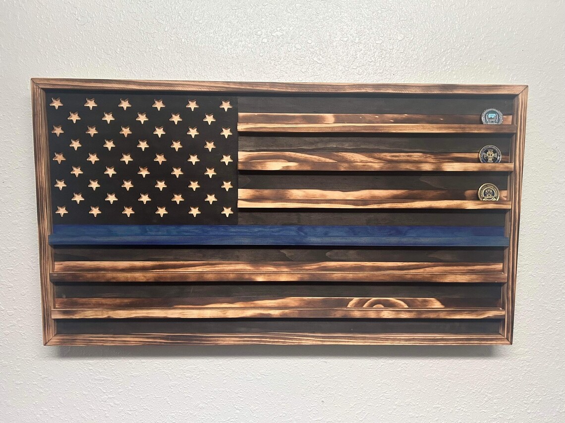 Challenge Coin Display Flag - Etsy