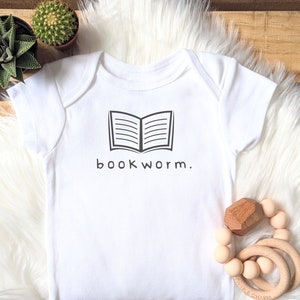 Book Baby Onesie®, Book Themed Party, Little Reader Onesie®, I Love to ...