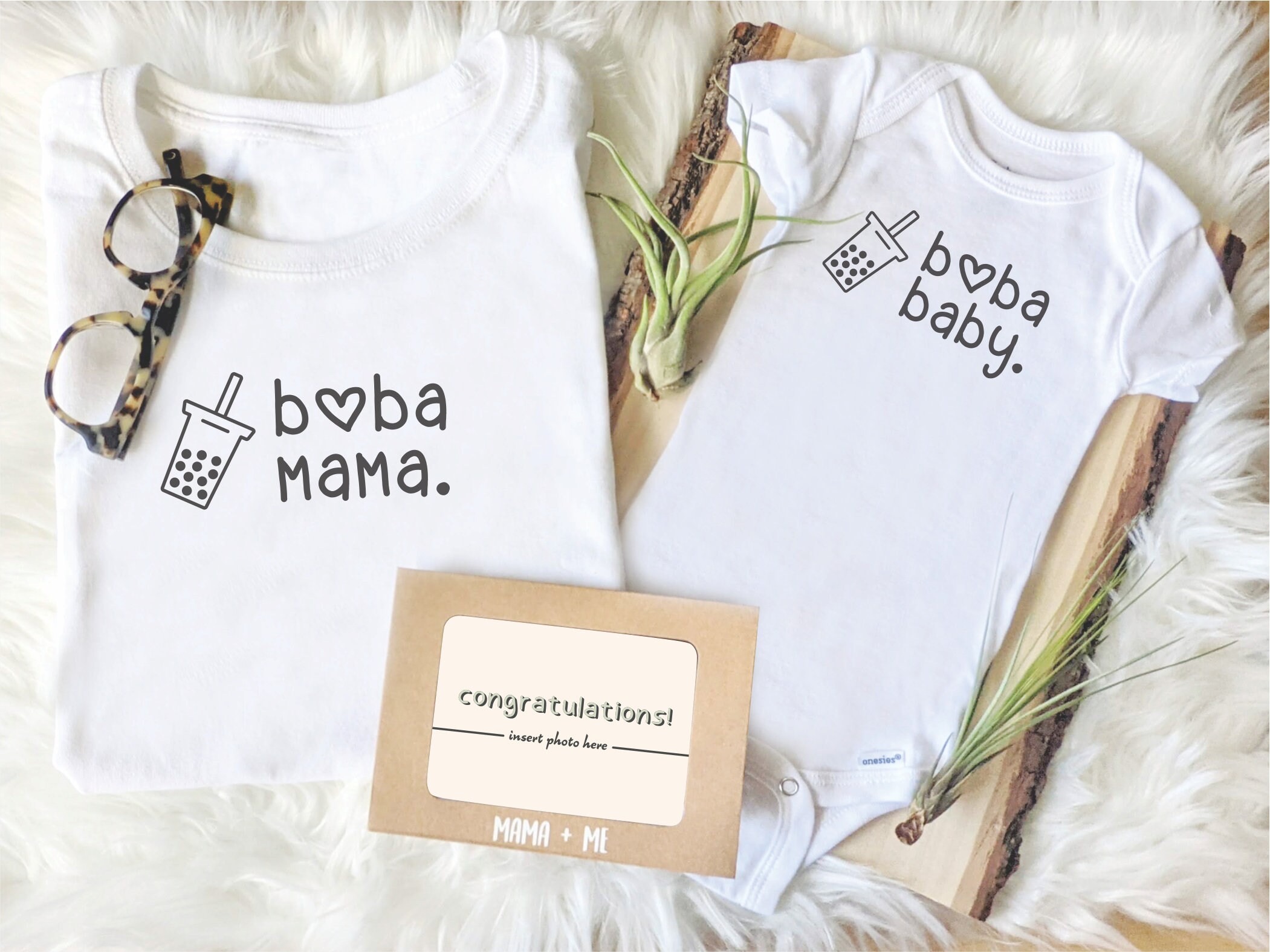 Bubble Tea Boba Mama & Me Gift Set® Matching Mommy and Me - Etsy