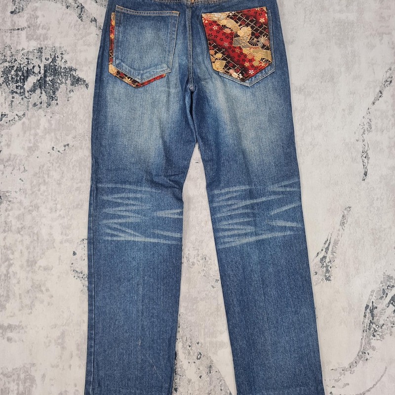 Embroidered Jeans Mens - Etsy