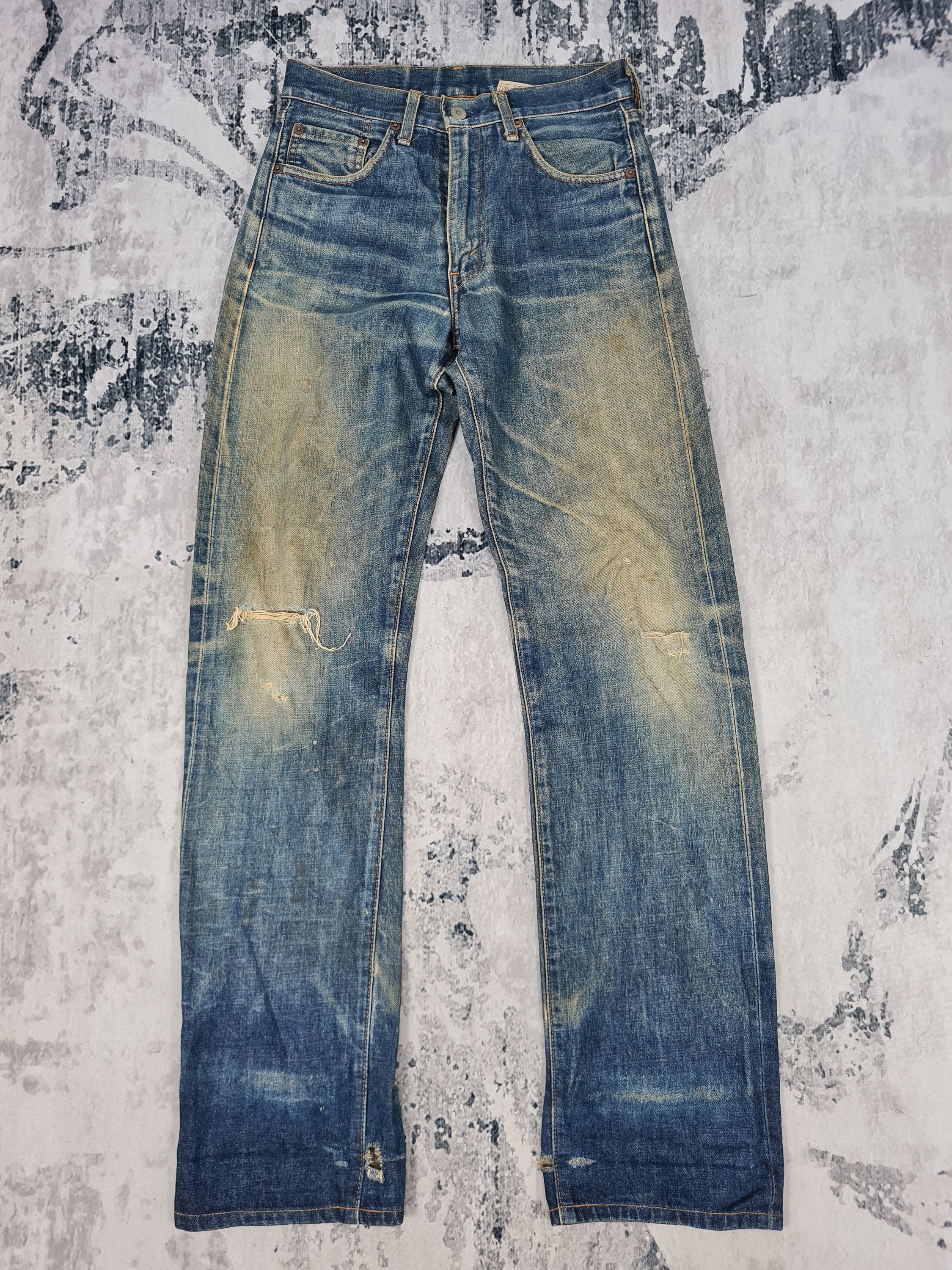 Vintage Levis 502 Big E Japan Market Selvedge Redline - Etsy