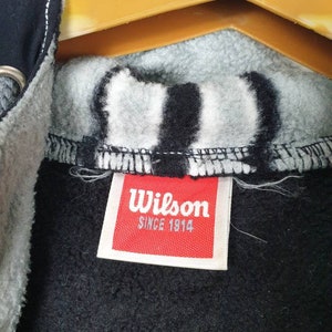 Vintage 90's WILSON Jacket Wilson Spellout Big Logo Embroider Wilson ...