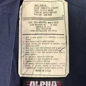 Vintage Alpha Industries Cold Weather Coat Alpha Industries Military ...