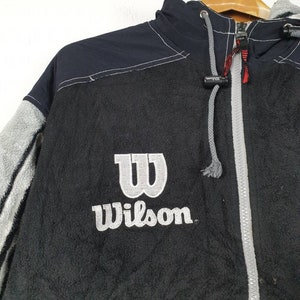 Vintage 90's WILSON Jacket Wilson Spellout Big Logo Embroider Wilson ...