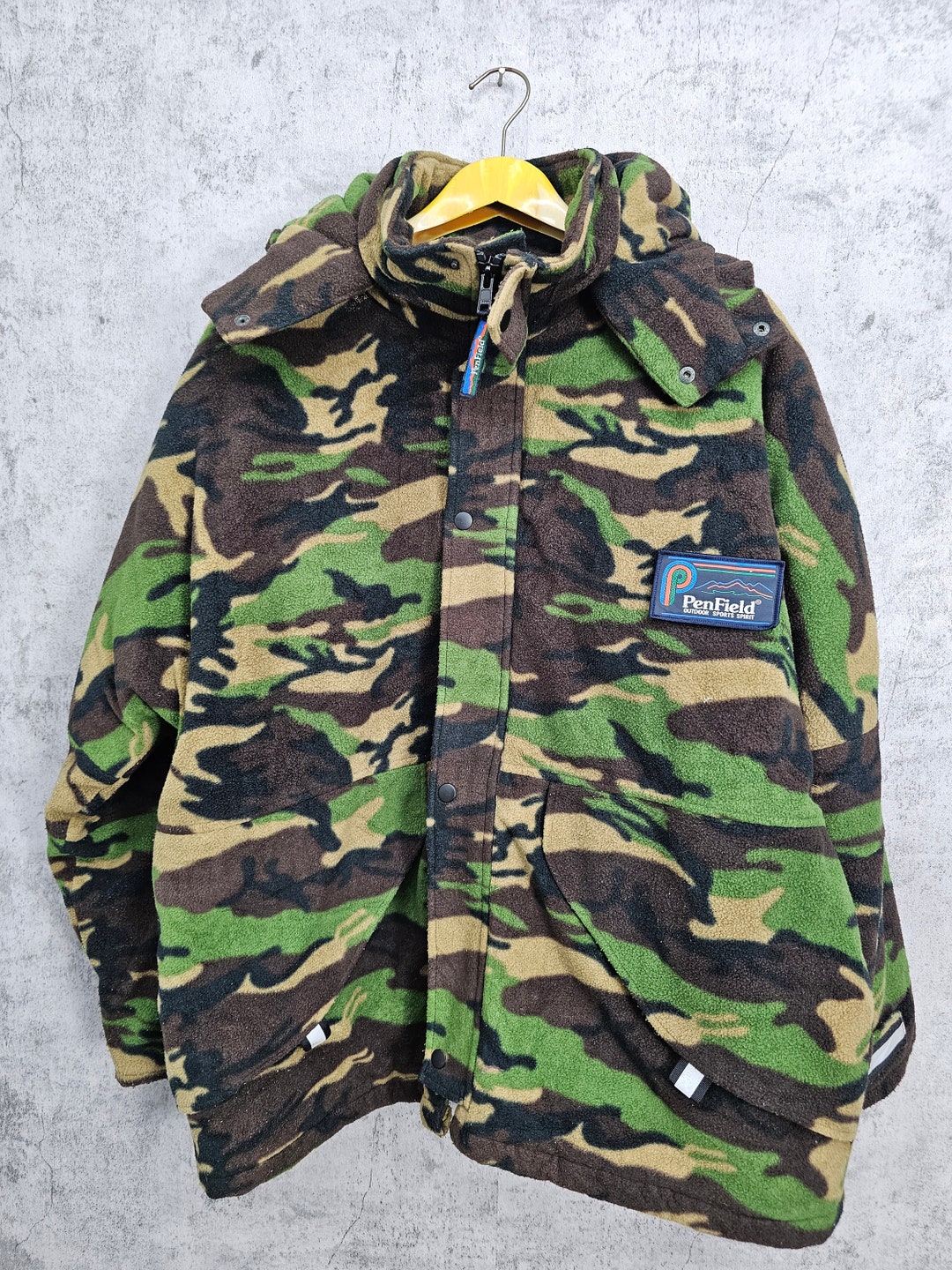 Vintage PENFIELD Camouflage Hoodie Jacket Penfield Fleece Penfield ...