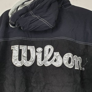 Vintage 90's WILSON Jacket Wilson Spellout Big Logo Embroider Wilson ...