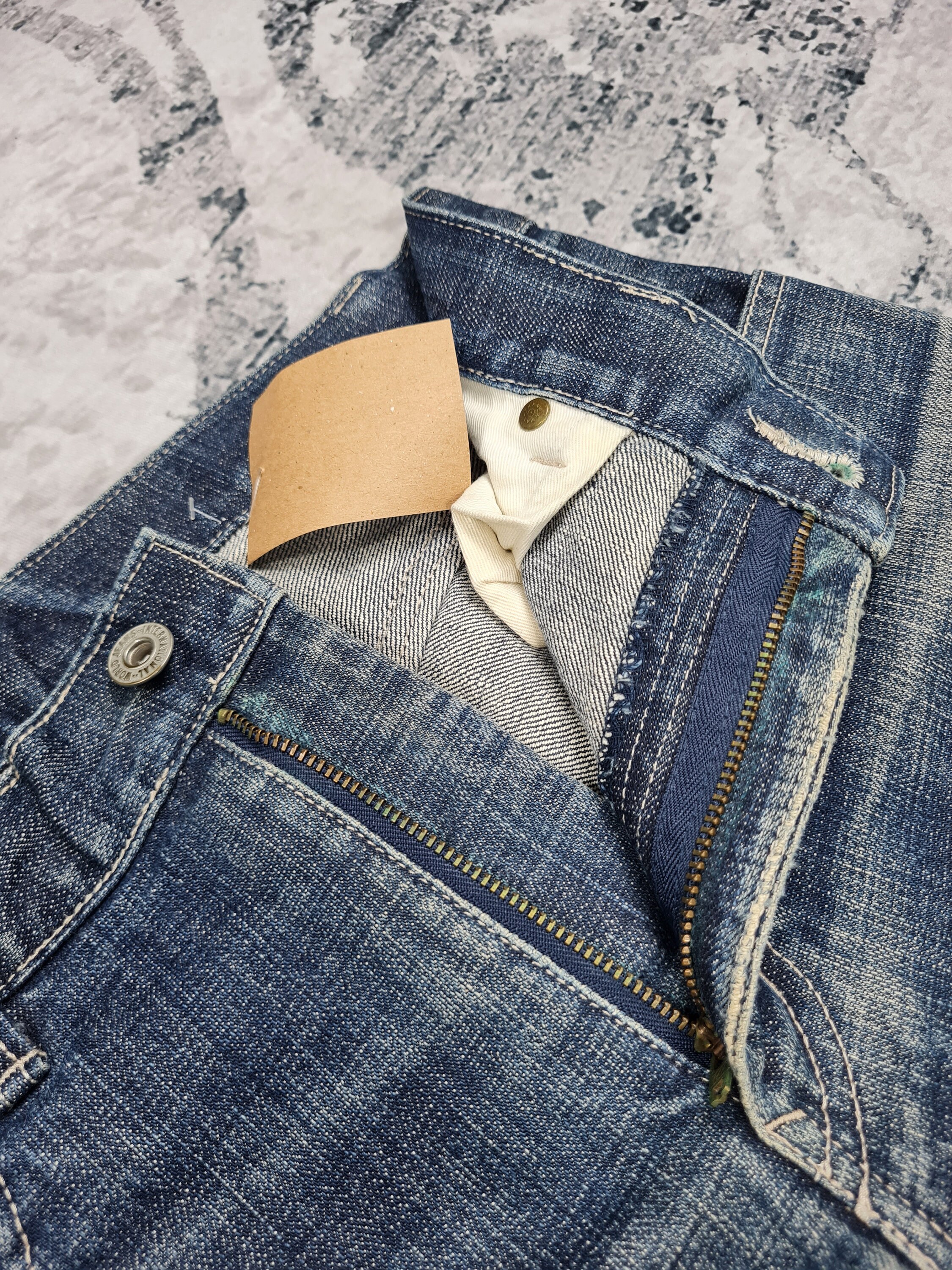 Japanese Brand CONCAVE ATTEMP Distressed Jeans Concave Ripped Jeans ...
