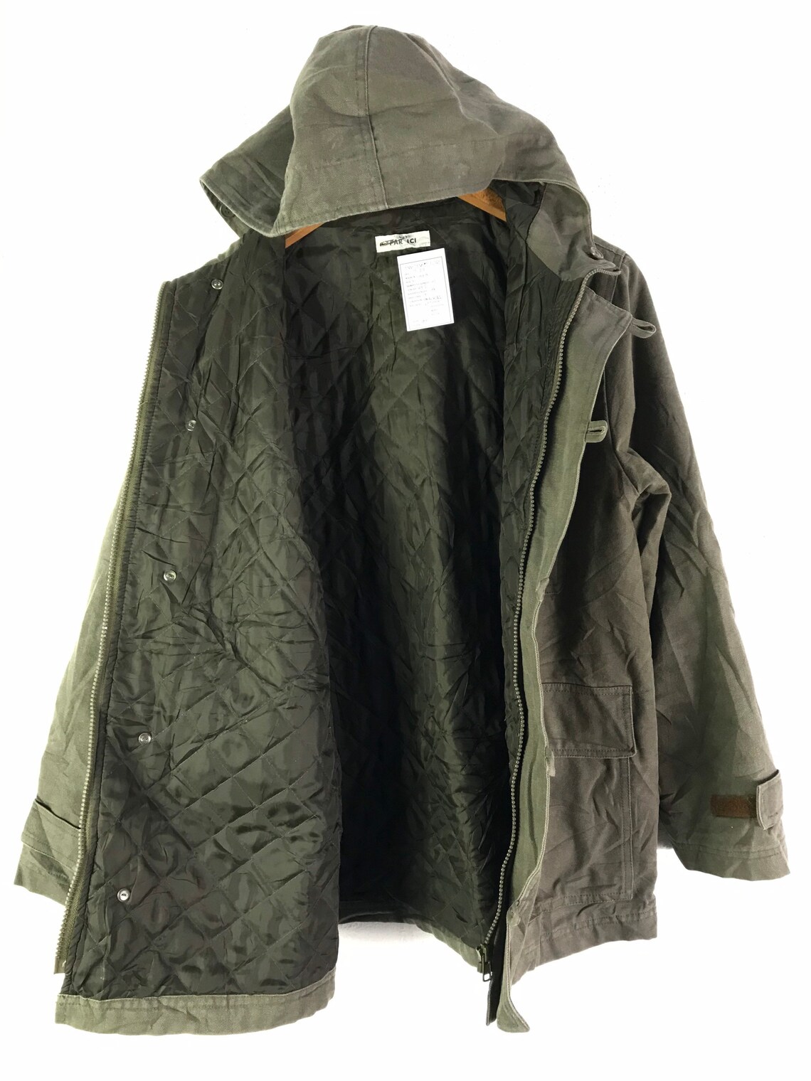 Japanese Brand PAR ICI Military Style Jacket Olive Green - Etsy