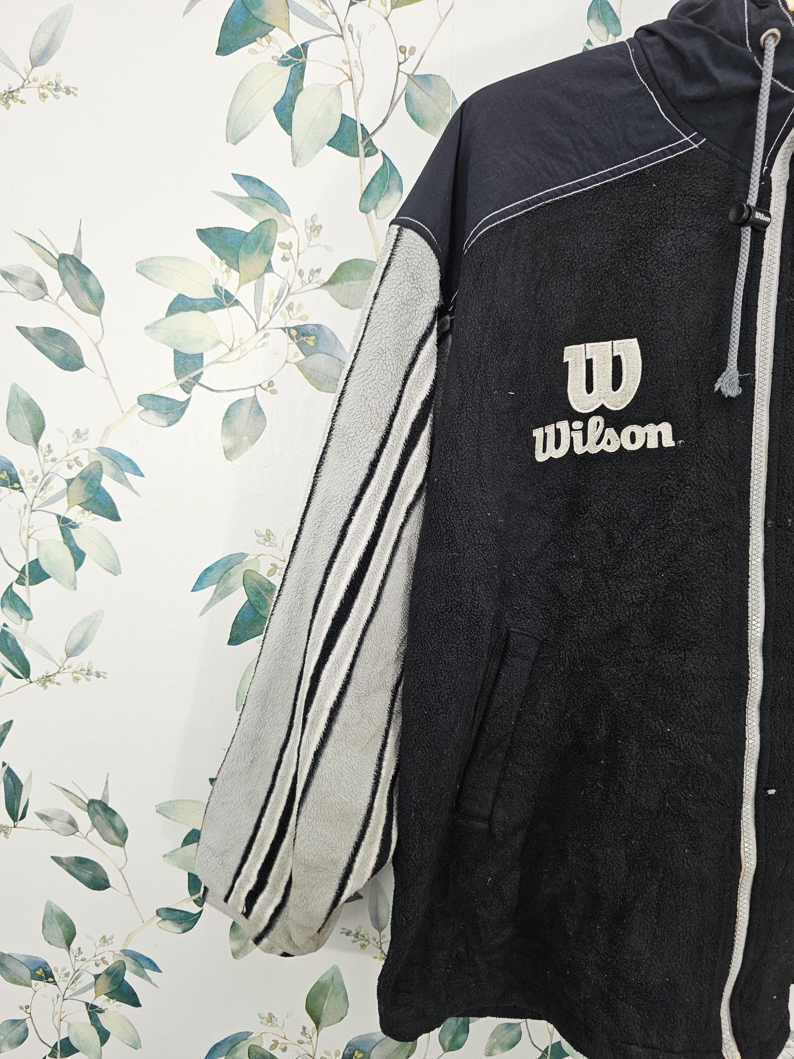 Vintage 90's WILSON Jacket Wilson Spellout Big Logo Embroider Jacket ...