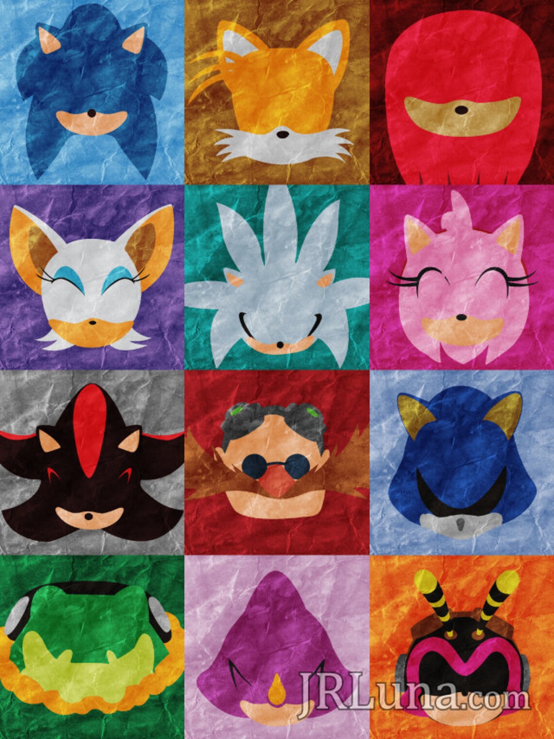 Sonic Group Print | Etsy