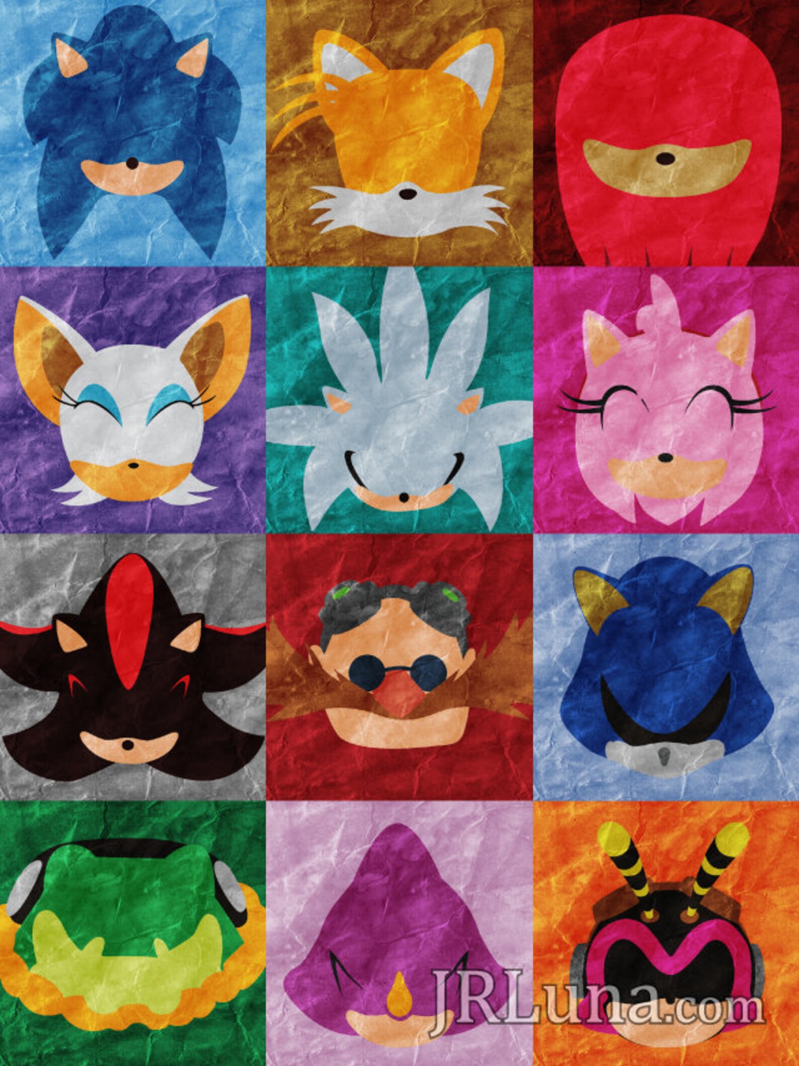 Sonic Group Print | Etsy