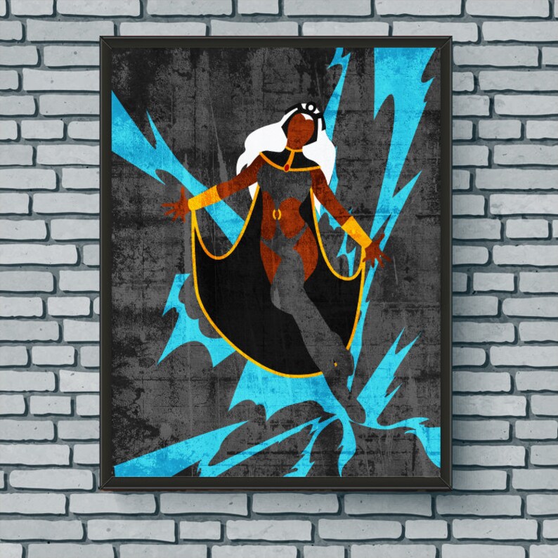 Minimalism Art Storm Print - Etsy