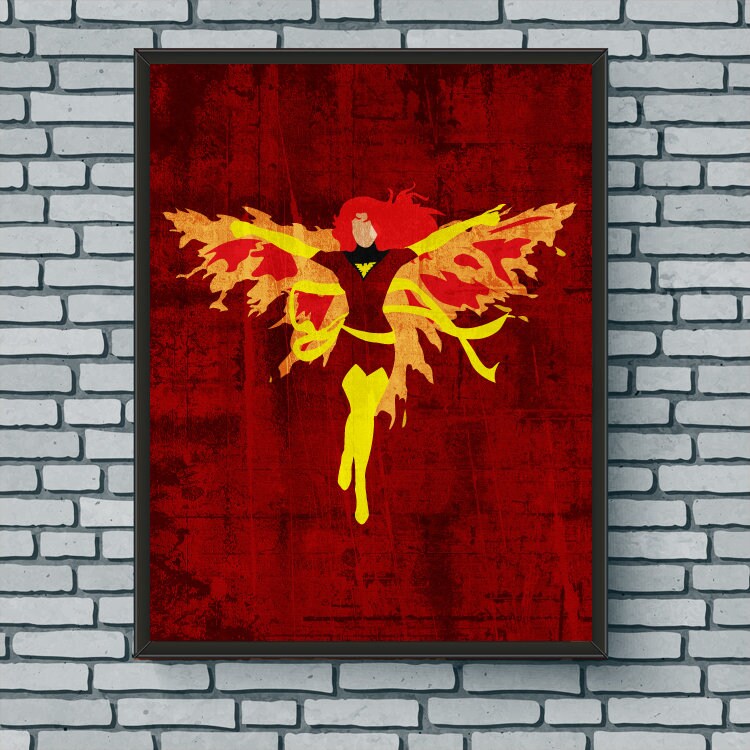 Minimalism Art Phoenix Print - Etsy