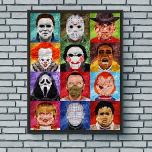 Horror Pop Art Print - Etsy