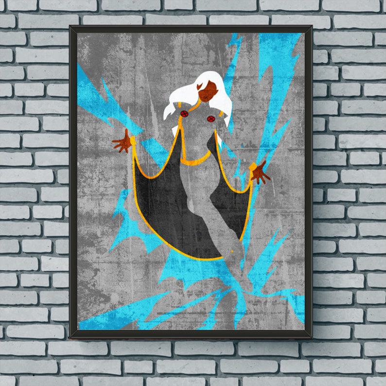 Minimalism Art Storm Print - Etsy