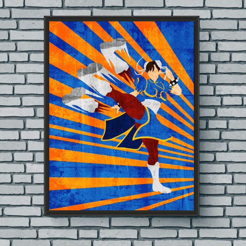 Street Fighter Chun Li Poster - Etsy