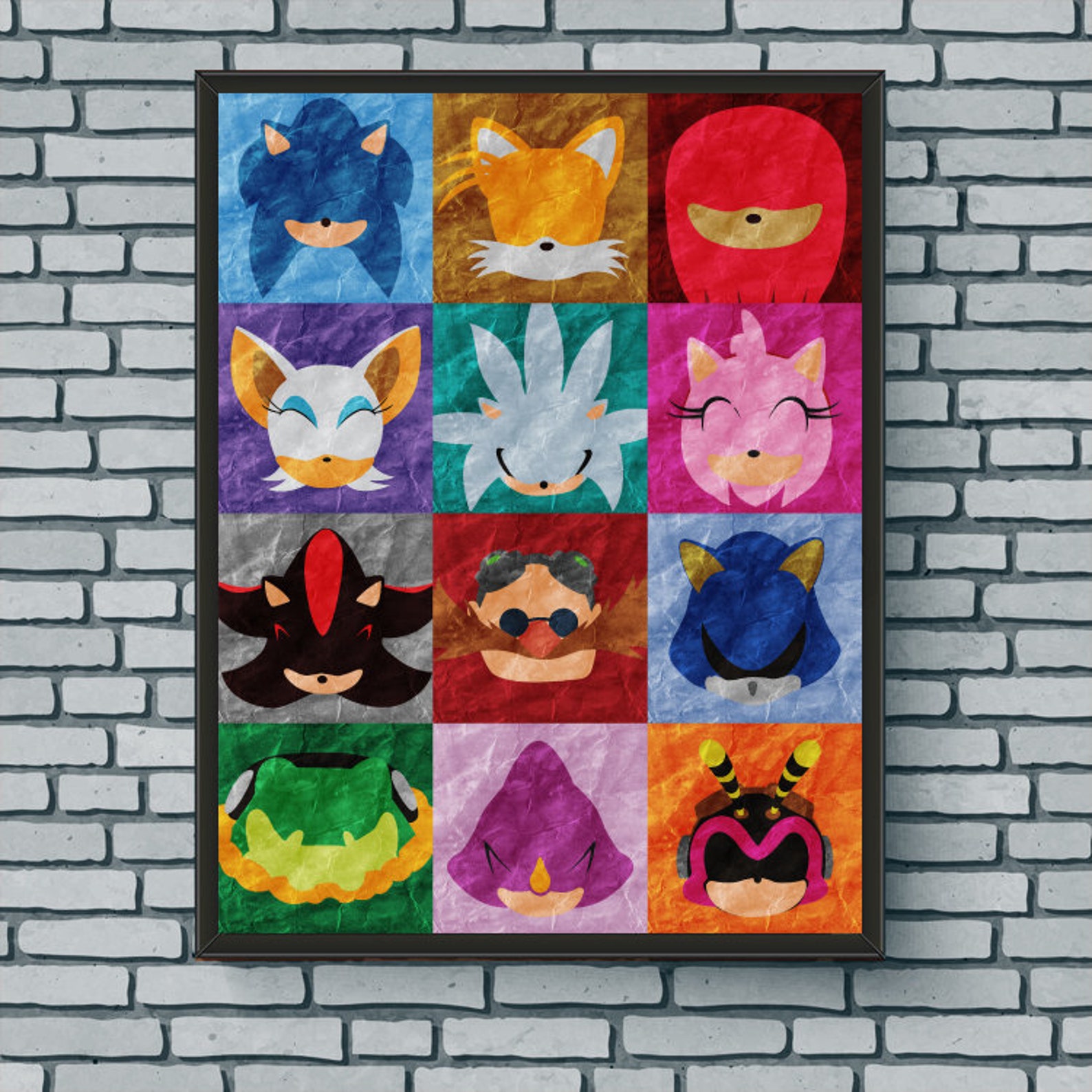 Sonic Group Print | Etsy