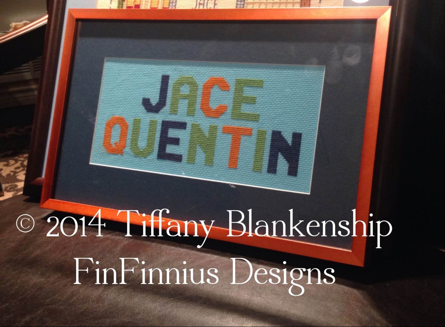 Alphabet Block Letters LARGE Counted Cross Stitch PDF - Instant ...