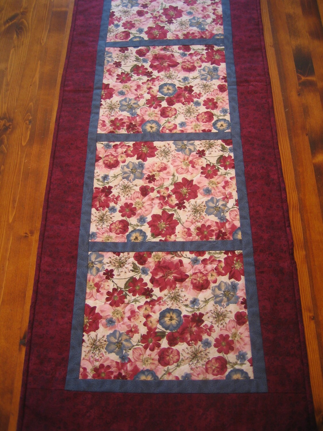 Floral Table Runner - Etsy