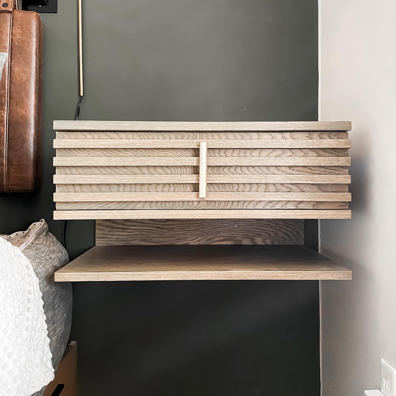 DIY Floating Nightstand Plans: Modern Bedside Table Building Guide (PDF ...