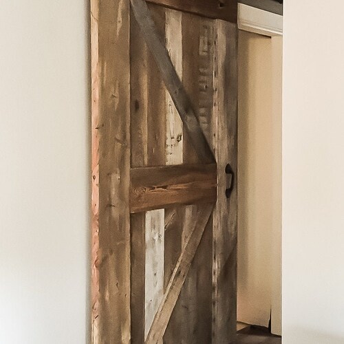 Rustic DIY Barn Door beginner Digital Build Plans / - Etsy