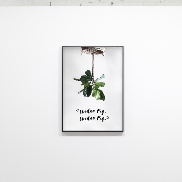 Funny Fig Print - Etsy