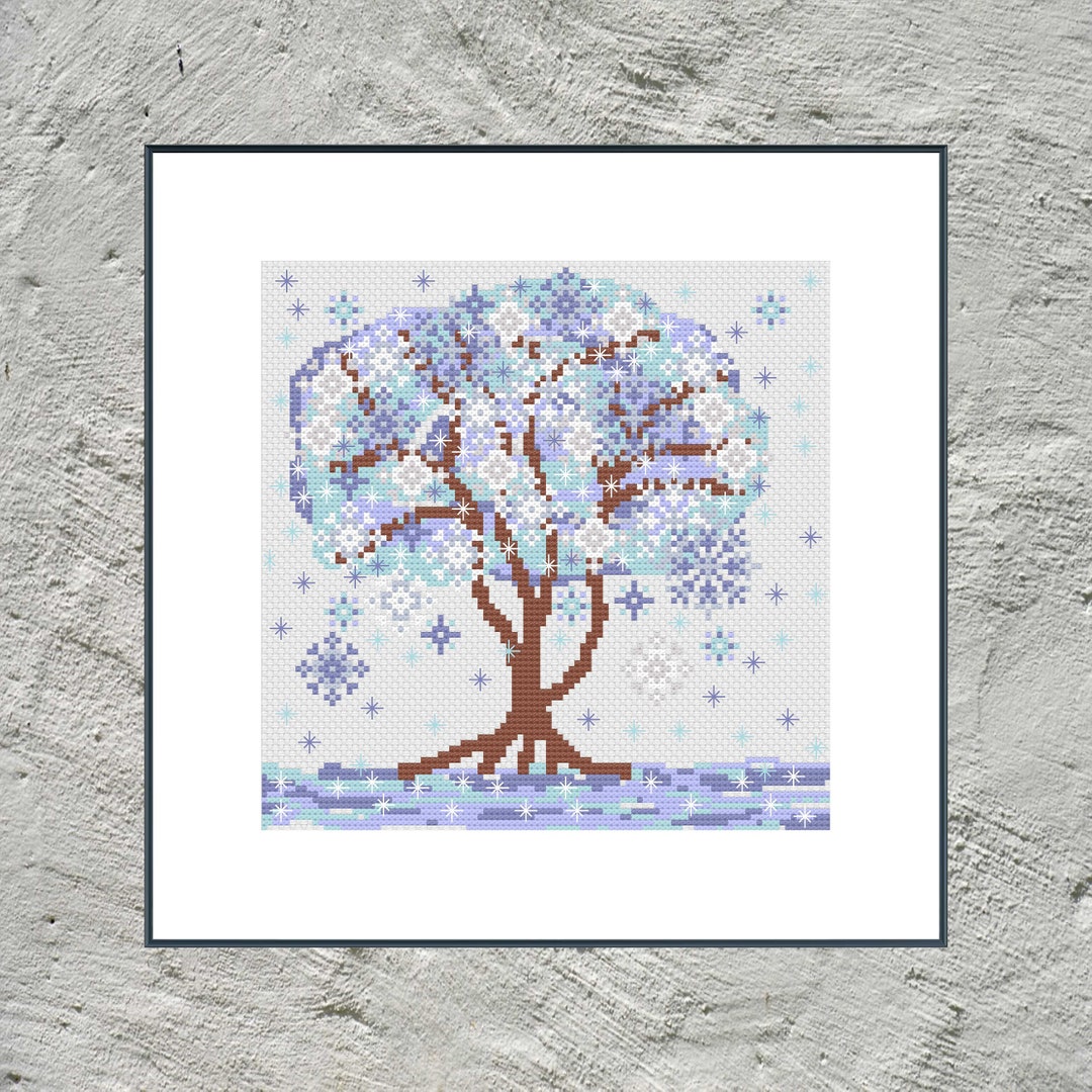 Modern Cross Stitch Pattern / PDF Chart Instant Download / Lonely ...