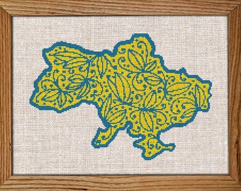 Lace Map of Ukraine - Etsy